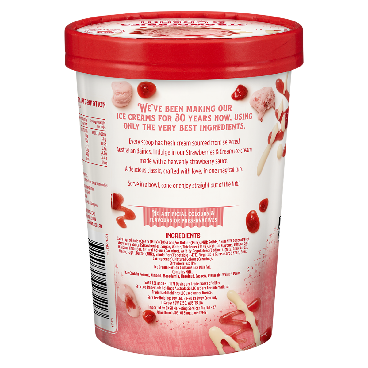 JMI2200037_Strawberries and Cream Ice Cream _1L_BOP_V1 – Sara Lee