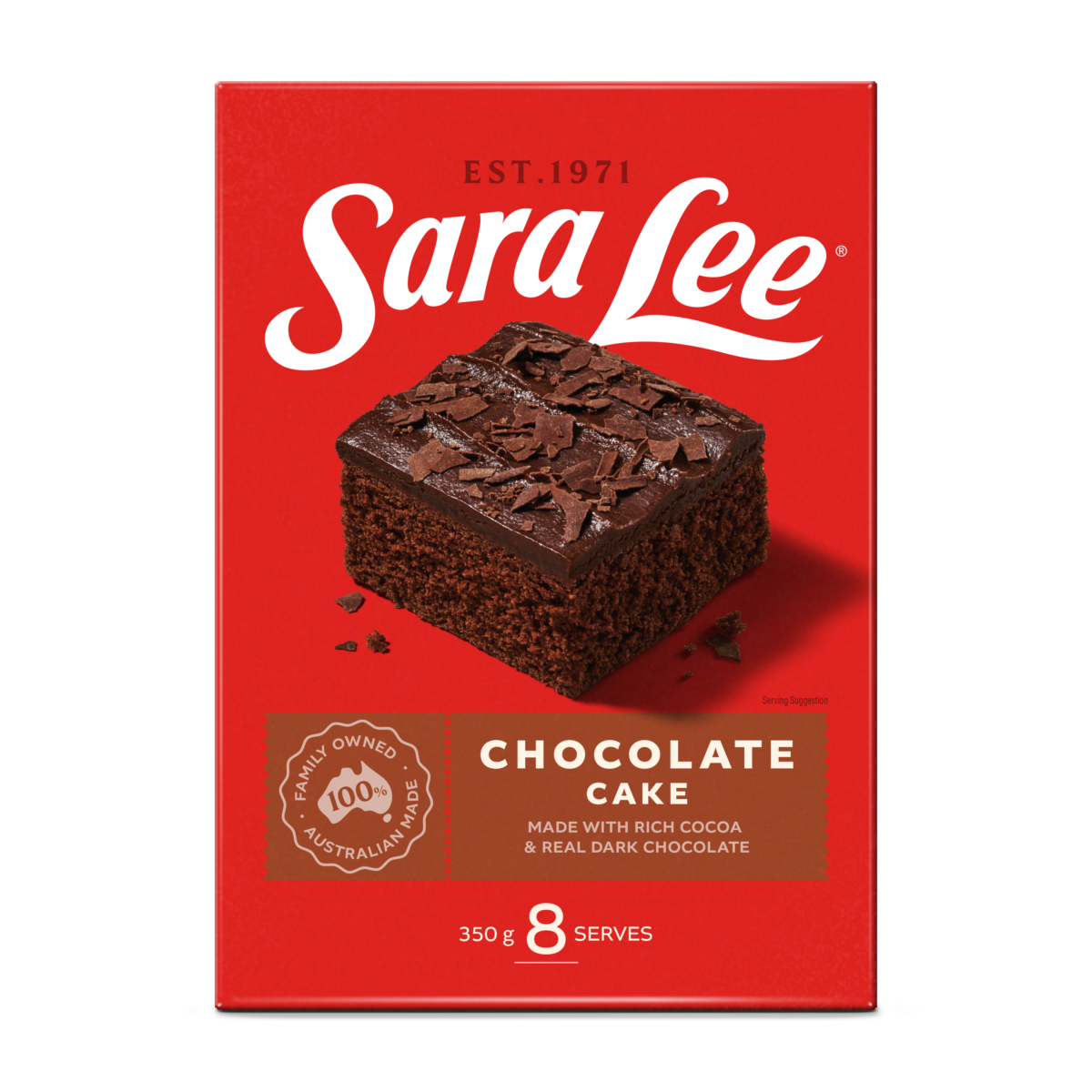 Sara Lee Chocolate Cake 350g Render FRONT_HiRes_RGB – Sara Lee