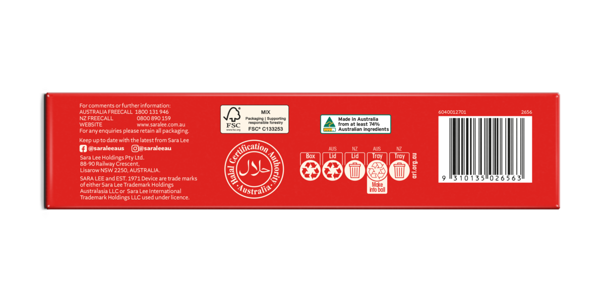 Sara Lee Chocolate Pudding 475g Render RHS_HiRes_RGB – Sara Lee