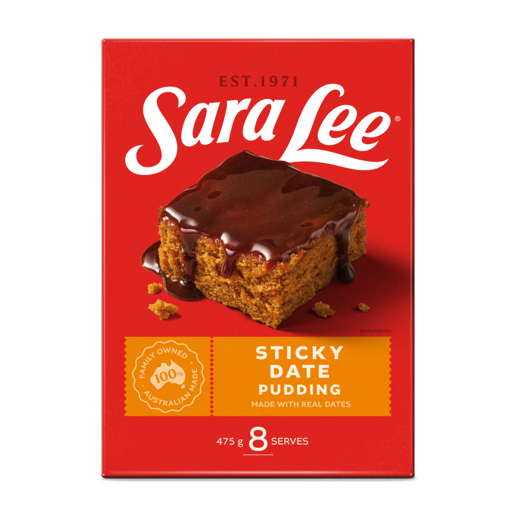 Sara Lee Sticky Date Pudding 475g Render FRONT_HiRes_RGB – Sara Lee